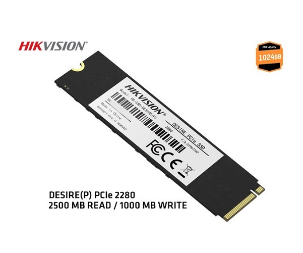 Hikvision Desire M.2 PCIe SSD 1024GB | HS-SSD-DESIRE(P) 1024G | Techno ...