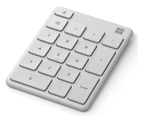 Microsoft Number Pad numeric keypad Universal Bluetooth - Glacier ...