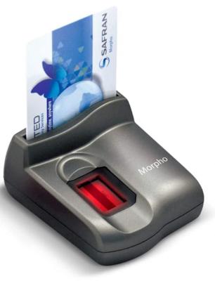 Idemia Biometric USB Smart Card Reader, MSO-1350, Morpho - Grey ...