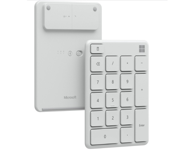 Microsoft Number Pad numeric keypad Universal Bluetooth - Glacier ...
