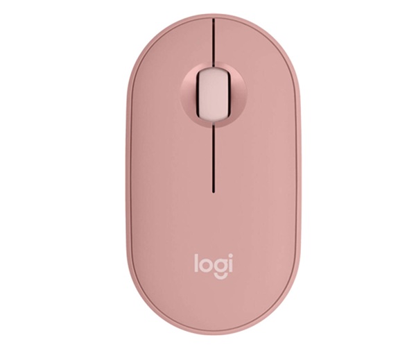 Logitech Pebble Mouse 2 M350s Tonal Rose Slim and Stylish Wireless ...