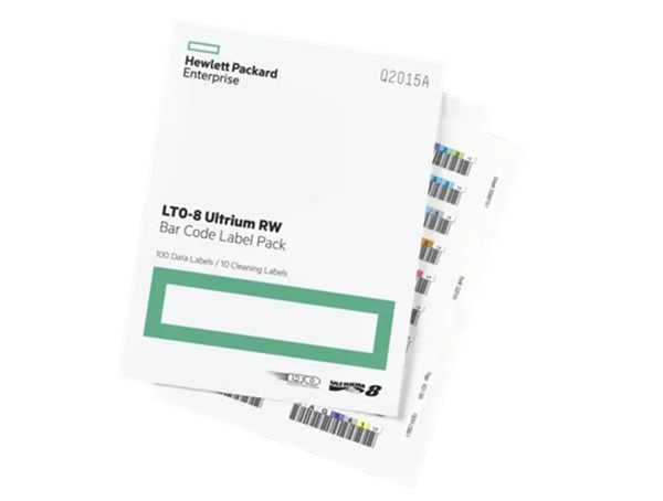 HPE LTO-8 30TB RW Barcode Label Pack – Q2015A for Efficient Tape ...